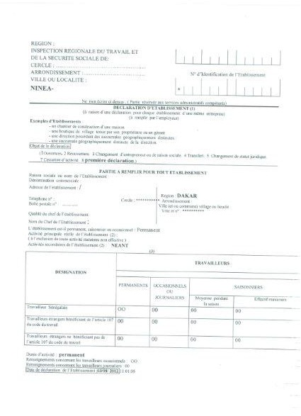 eRegulations Sénégal